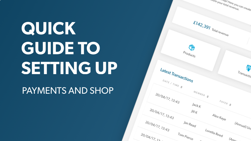 Quick guide to setting up your Shop and Payments