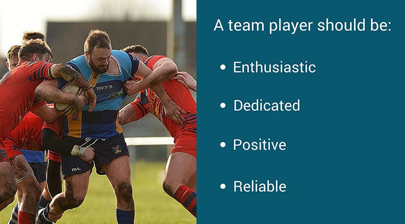 How to be a great team player in sport